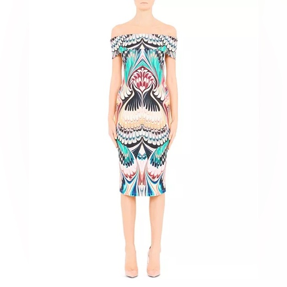 MARY KATRANTZOU | Dresses | Nwt Mary Katranzou Ireson Offshoulder Midi ...